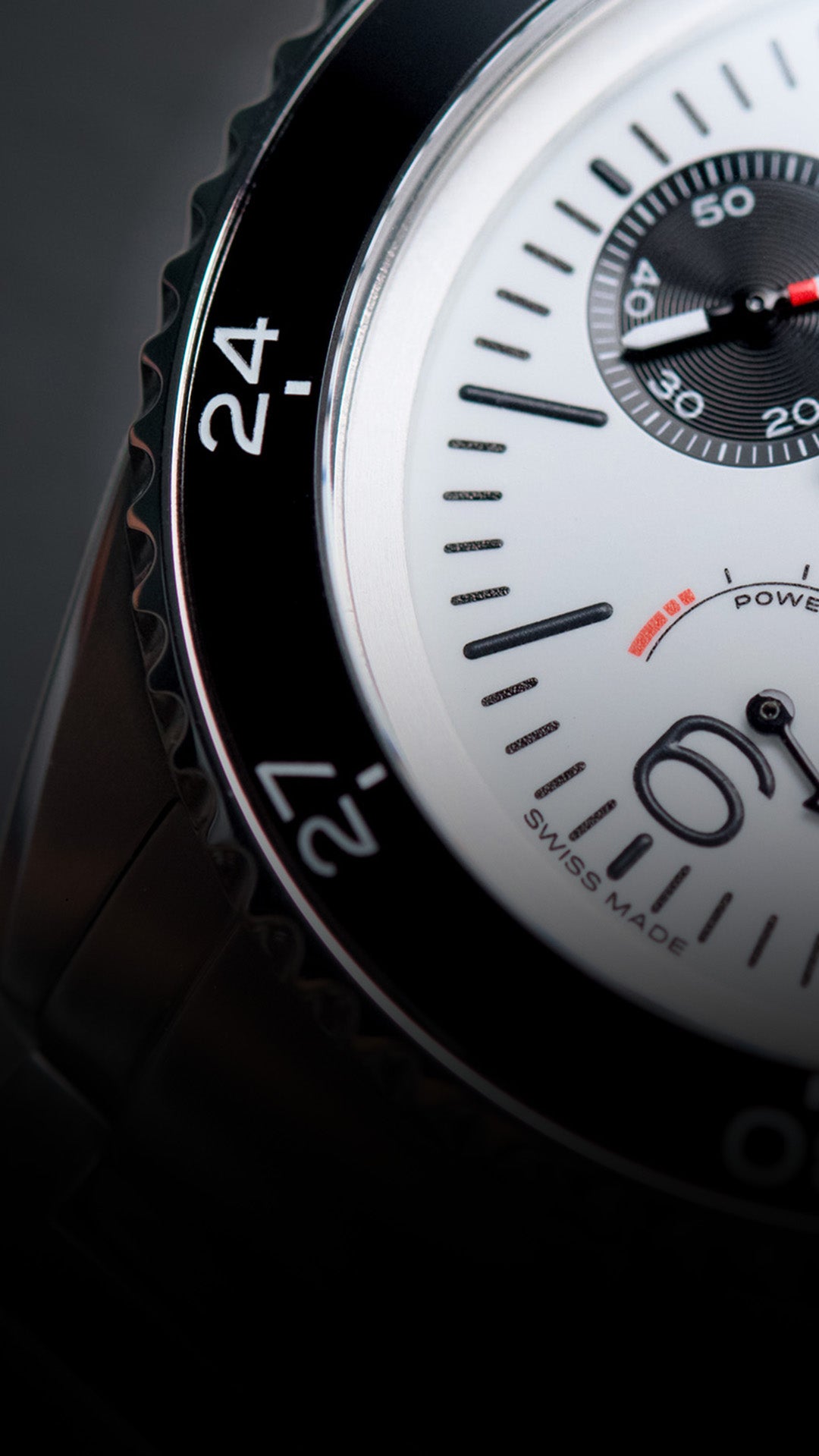 Cristallo 500m Professional Diver White | Swiss Made | echo/neutra